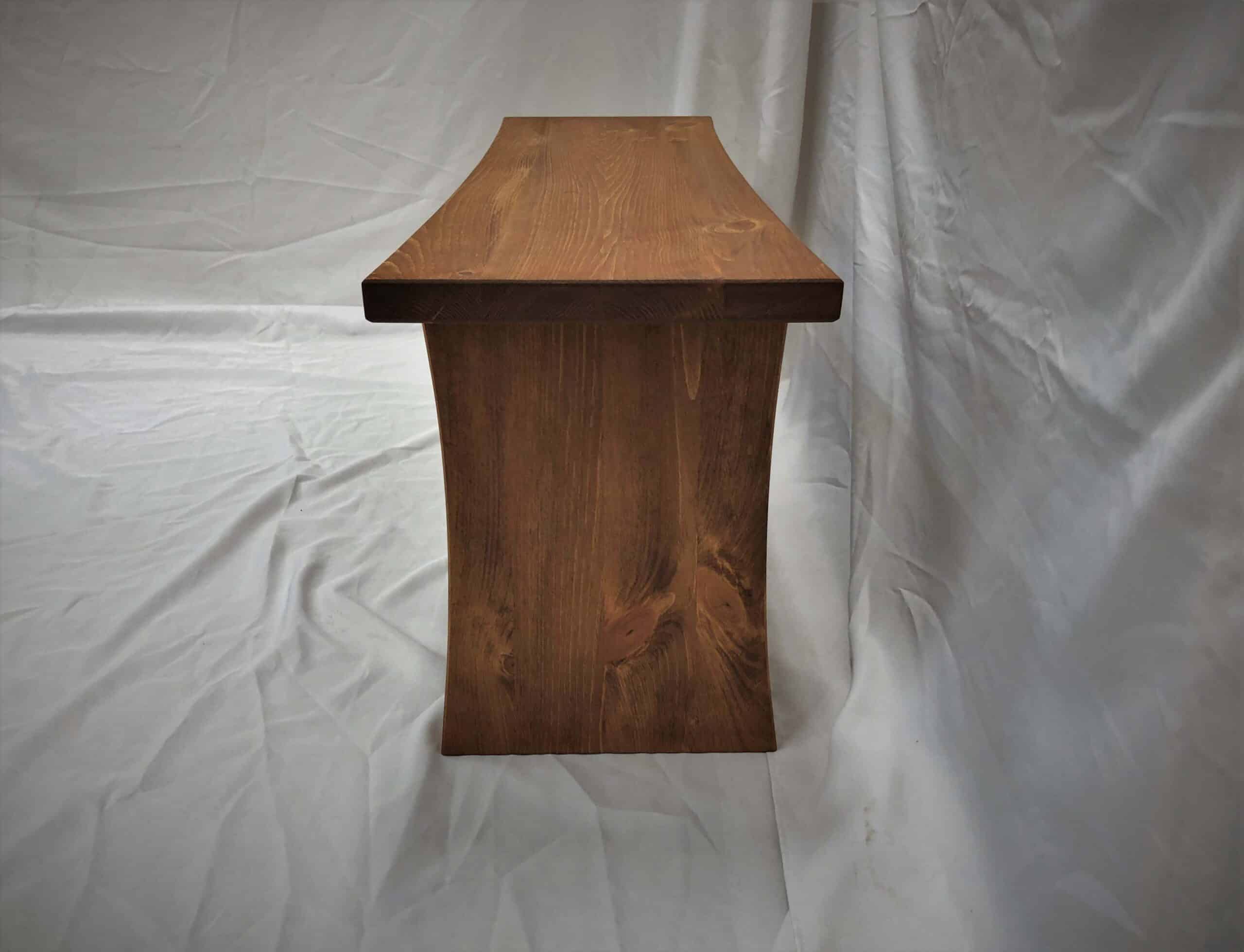 Rustic Pine Shoe-Storage Bench - Great Lakes Design